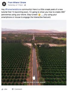 How To Create Interactive 360˚ Aerial Panoramas Using A Drone